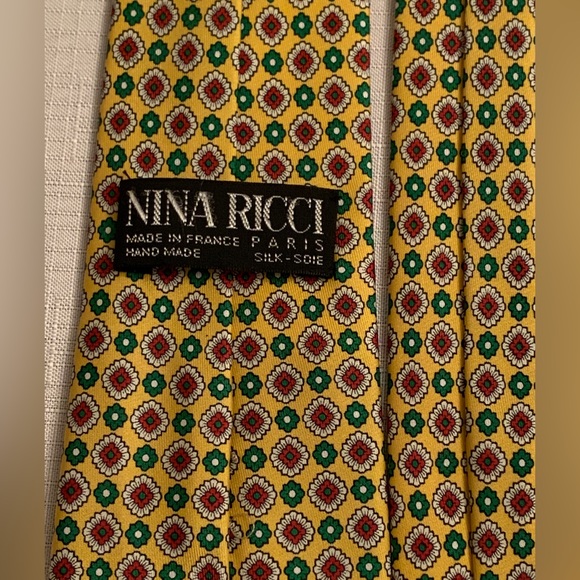 Nina Ricci | Accessories | Nina Ricci Luxury 0 Pure Silk Tie Parisian ...